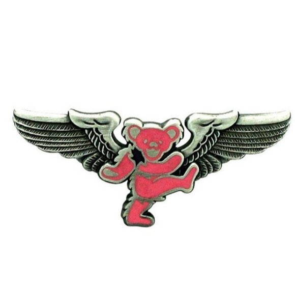 Grateful Dead | Other | New Pink Bear Grateful Dead Pin Deadhead Pilot ...